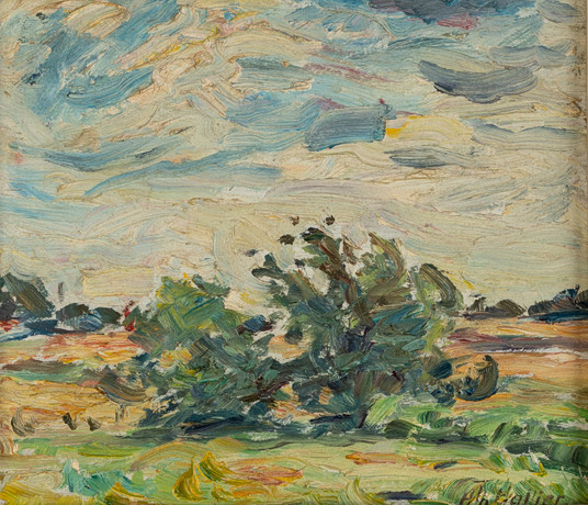 THEODOR HALLIER (1908-1982). Sommerwind. Konst - Måleri - Auctionet