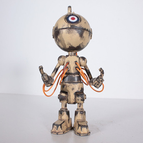 MARTIN SMIDA. Hans ateljé. 'AWS (Autonomic Walking System), modell: Tan ...