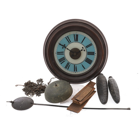 A LATE VICTORIAN POSTMAN'S ALARM WALL CLOCK. Clocks & Watches - Wall ...