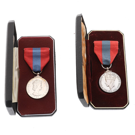 KEJSERLIGA SERVICEMEDALJEN, GEORGE V. Mynt, Medaljer & Frimärken ...