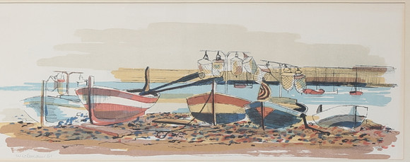 HARRY WICHMANN. litografi, trolig upplaga 310, signerad och daterad -61 ...