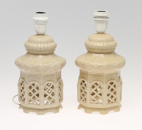 TABLE LAMP FEET 1 pair, porcelain, 20th century. Ceramics & Porcelain ...
