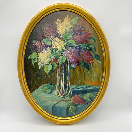 A.F. KIRSCH. FLORAL STILL LIFE. Art - Paintings - Auctionet