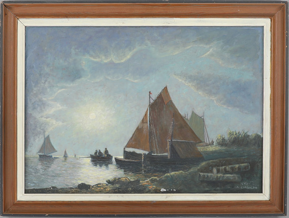 ARNOLD LINDBLOM. oil on canvas, signed A.Lindblom, and dated. Art ...