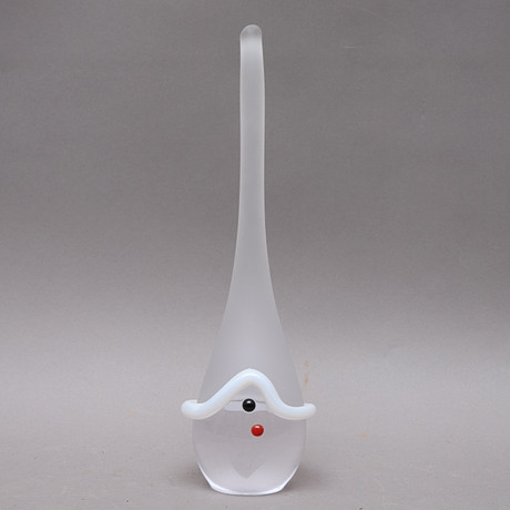 ULLA-CARIN BERGQVIST. skulptur, ''Putte'', tomte, glas ...
