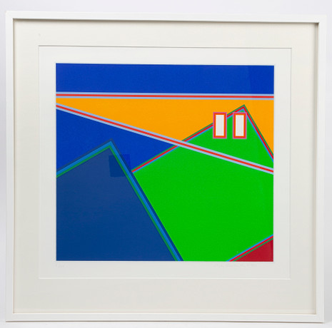 PETER FREUDENTHAL. färgserigrafi, signerad, daterad 1987, numrerad 5/ ...