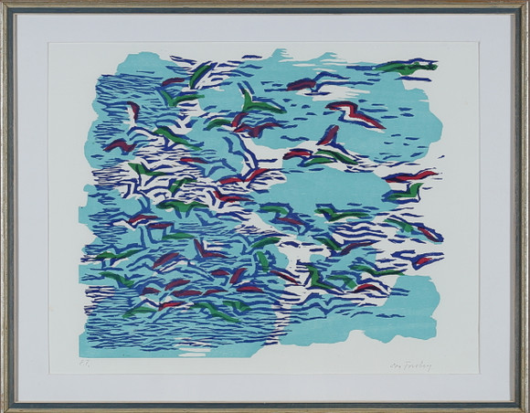 EVA FORSBERG (FÖDD 1932). Färglitografi. Signerad, ET upplaga. Konst ...