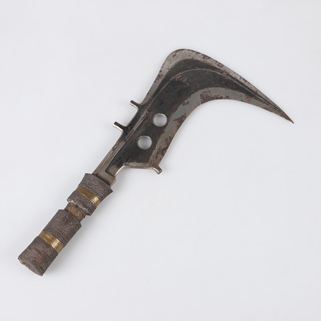 CEREMOMIKNIV, "thrombash", Mangbetu, Kongo, 1900-talets första del ...