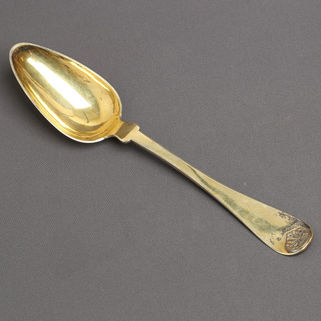 RAGUSKED, förgyllt silver, silver, Per Erik Sundberg, Trosa 1853 ...