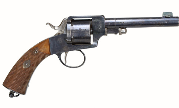 REVOLVER, Single Action, make A. Francotte, model 1871, caliber 11mm ...