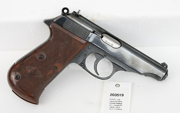 PISTOL, German, Semi-automatic, made by Walther Ulm, model PP, caliber ...