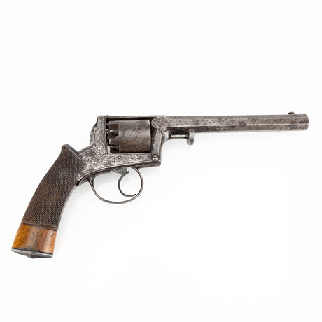 REVOLVER, Adams, Double Action Percussion Revolver, 1850-60s. Weapons ...