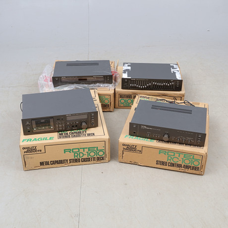 STEREO SYSTEM, Rotel,RD 1010. Miscellaneous - Modern consumer ...