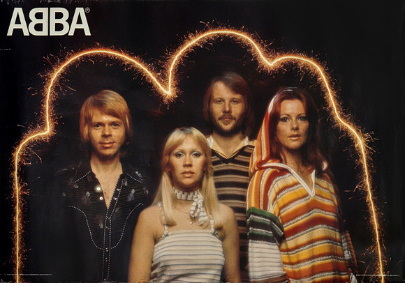 ABBA, original poster, vintage 1977, "Abba / Limelight", printed in ...