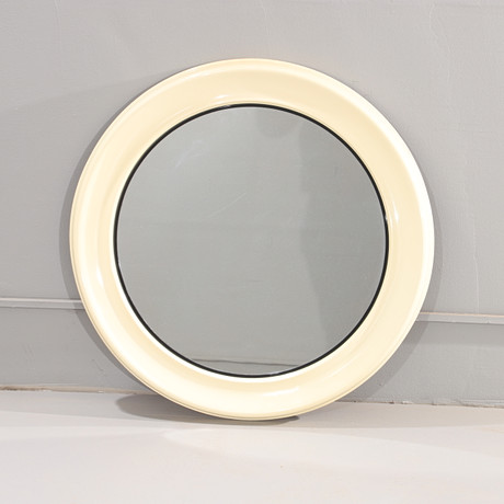 SPEGEL, vit plastram, 1970-tal. Speglar - Auctionet