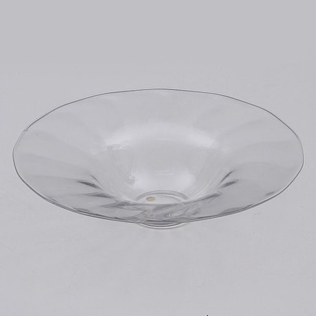 ANNA EHRNER. BOWL, glass, Kosta, signed, 1900s. Glass - Art glass ...