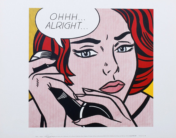 ROY LICHTENSTEIN. Nach. "Ohhh... Okay...". Kunst & Gemälde - Grafik ...