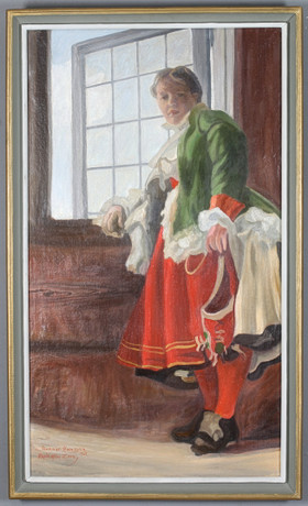 GUNNAR HANSSON. Kopio Anders Zornin mukaan, Dalkulla, öljy kankaalle ...