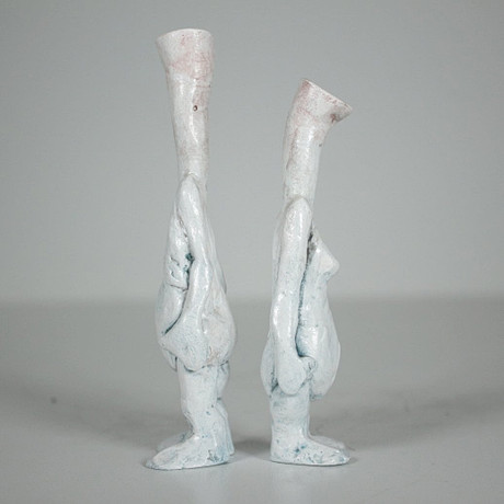 MARTIN SMIDA. Su atelier. 'El Curioso Decapitado', esculturas, piezas ...