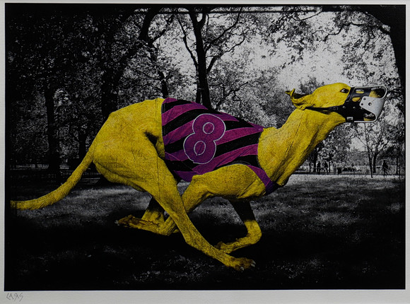 LARS TUNEBO. "WORKING OUT IN HYDE PARK". Konst - Grafik - Auctionet