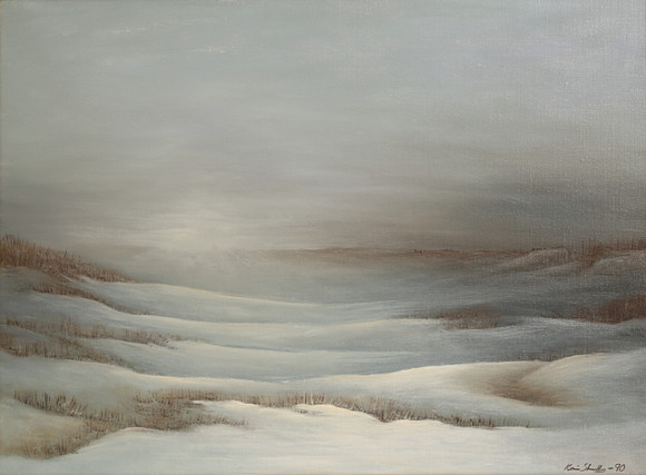 KARIN STRANDBERG. Oil on canvas, signed -90. Art - Paintings - Auctionet
