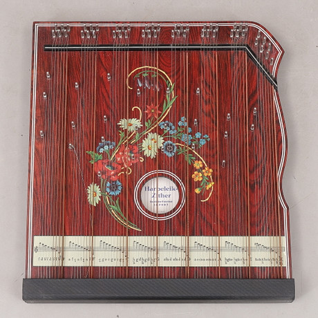 CITTRA, Harpeleik Zither, Tyskland. Övrigt - Musikinstrument - Auctionet