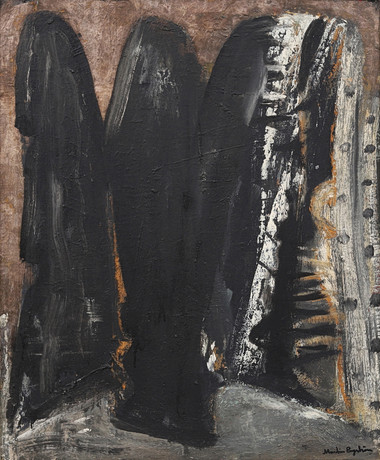 MARTIN ENGSTRÖM (FÖDD 1955). Composition, oil on Board, signed. Art ...