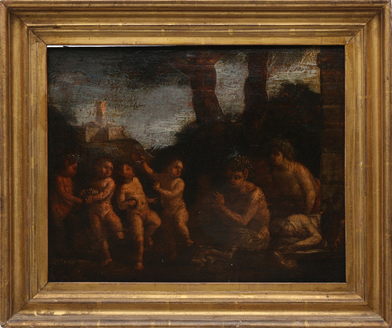 ITALIAN SCHOOL, PROBABLY 17TH CENTURY. Bacchic party. Art - Paintings ...