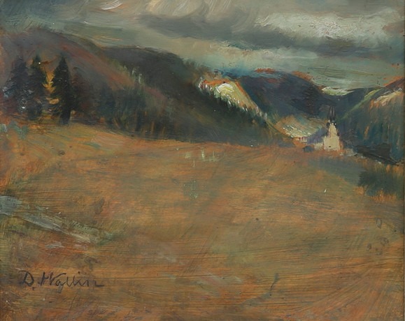 DAVID WALLIN. oil on Board, signed. Art - Paintings - Auctionet