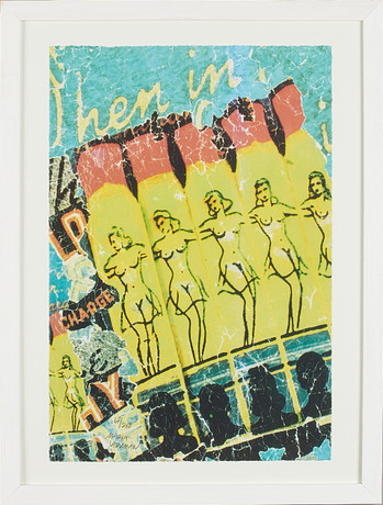 MARIA LARKMAN (född 1964). Dancing queens, signerad och numrerad 67/240 ...