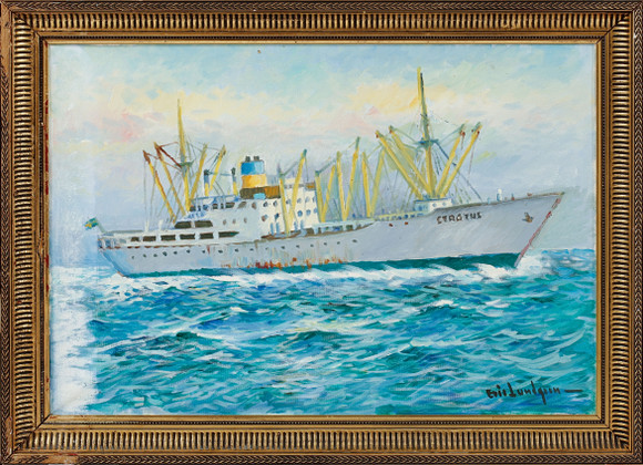 ERIC LUNDGREN. "Stratus", oil on canvas, signed. Art - Paintings ...