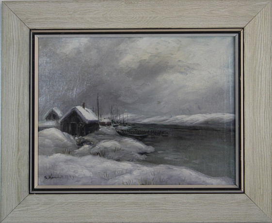 STURE KANDELL. OIL ON CANVAS allekirjoitettu ja päivätty 1929. Taide ...