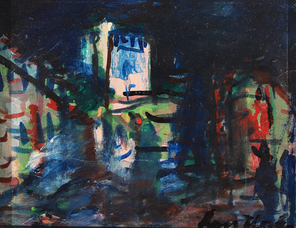 LARS HERDER. The core, oil on Board, signed. Art - Paintings - Auctionet