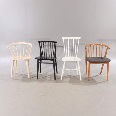 PINNSTOLAR, 4 stycken, olika modeller. Möbler - Fåtöljer & Stolar ...