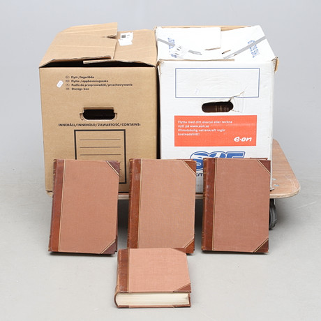 UPPSLAGSVERK, 36 vol, "Svensk uppslagsbok", 1950-tal. Böcker, Kartor ...