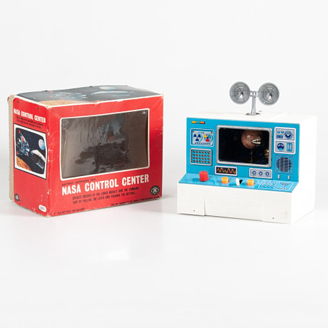 SPACE TOY. NASA CONTROL CENTER - Masudaya modern toys (japan) battery ...