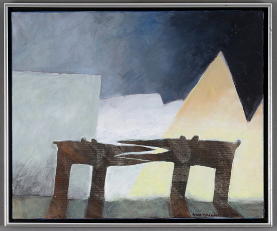 LARS RYLANDER. "Älskog", Olja på duk, Signerad. Konst - Måleri - Auctionet