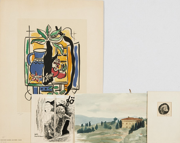 BÖRJE SANDELIN. (1926-1970), etsning, signerad Sandelin, 25/310. Konst ...