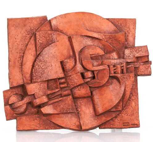 PETER MANDL (TJECKOSLOVAKIEN/SVERIGE, FÖDD 1947). "Oasen", väggrelief ...