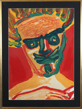 BENGT LINDSTRÖM. August Strindberg, litografia, signeerattu ja ...