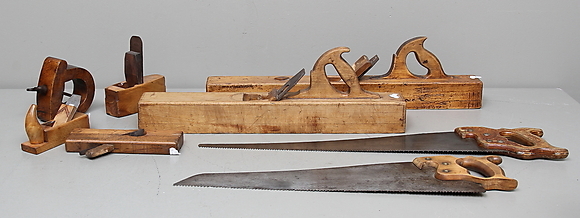 POPULAR TOOLS, 8 parts, 1800-1900s. Folk art - Auctionet