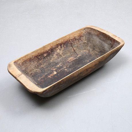 Trough, wood, common man, 19th century. Swedish Folk Art - Bowls ...