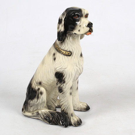 FIGURINE, English setter, ceramic, 20th century. Ceramics & Porcelain ...