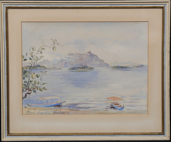 STINA BECK-FRIIS. Watercolor, signed, dated Boreno 1899. Art ...