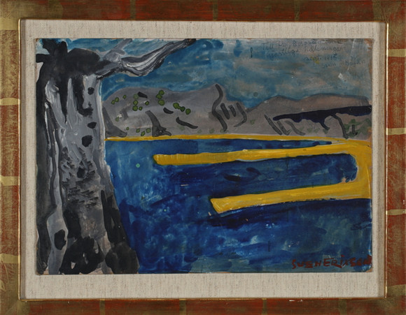 SVEN X:ET ERIXSON. Oil on pappannå, Signed Sven Erixson and with ...