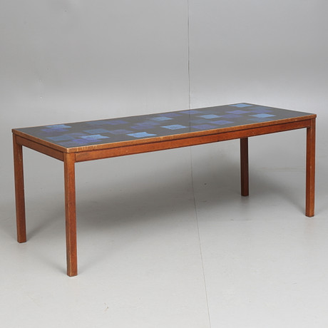 DAVID ROSÉN. soffbord med emaljskiva, Triva-serien, signerad, Nordiska ...