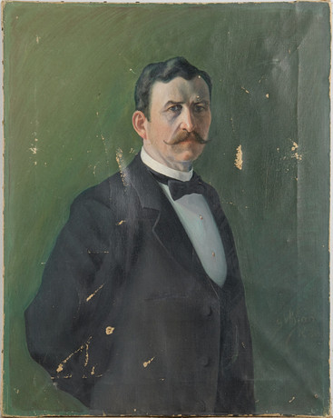 HILDING WERNER (1880-1944). Portrait of Hilding's father Anders ...