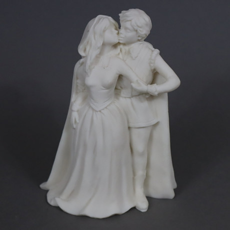 ROMEO & GIULIETTA - Italy, 20th century, artificial mass casting, white ...