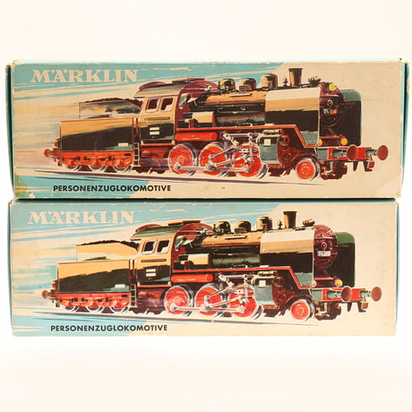 MÄRKLIN, veturi, 2 kpl. Lelut - Lelut - Auctionet