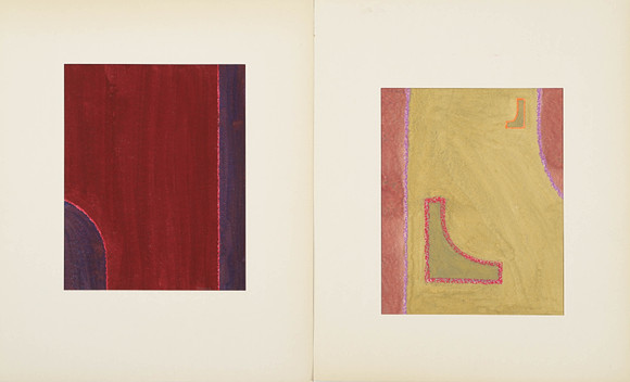 PETER SÖDERBERG. Compositions, gouache/chalk, 1970s, signed. Art ...
